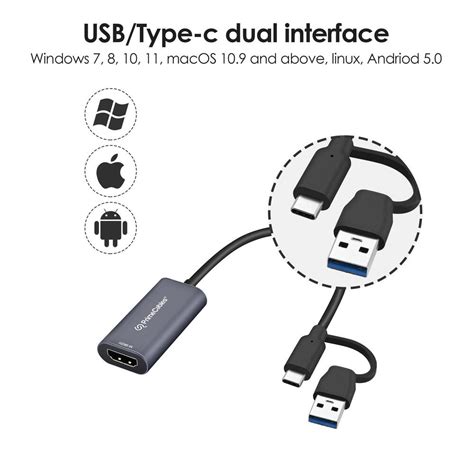 Hdmi To Usb C Usb A Audio Video Capture Card P Hz Primecables