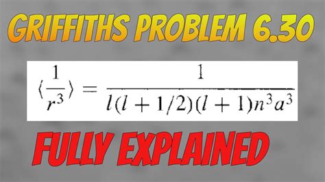 Griffiths Introduction To Qm Problem 6 30 Using Kramers Relation To Find Expectation Value Of