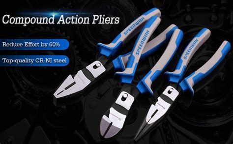 Speedwox Diagonal Cutting Pliers 8 Inch Heavy Duty Reduce Effort By 60