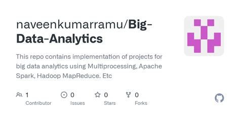 github naveenkumarramu big data analytics this repo contains