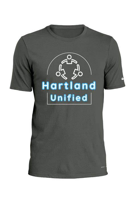 Hartland Unified Nike Dri Fit Cottonpoly Tee Gutsy Athletic