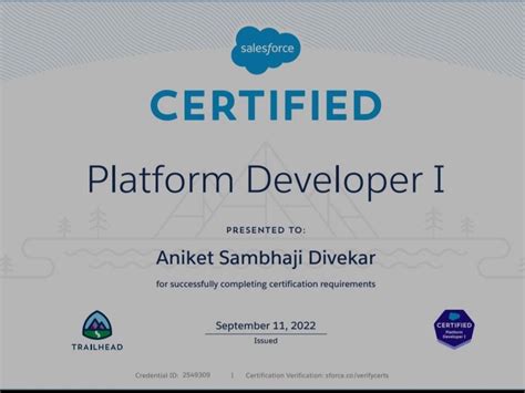 Salesforcecertified Pd1 Nanostuffs Developer Salesforce… Aniket Divekar 10 Comments