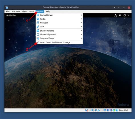How To Install Fedora In VirtualBox With Steps For USB Clipboard And