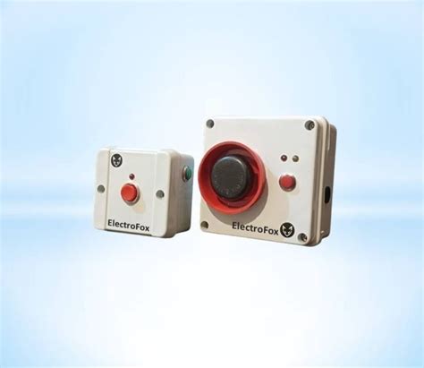 Electrofox Plastic Wireless Panic Alarm System For Office Banks Hospitals Hotels Apartments