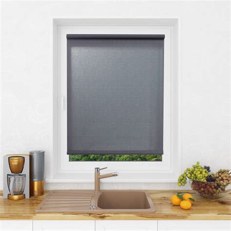 Рулонная штора Lm Decor Лайт Серая 140x170 см купить в Москве по цене ...
