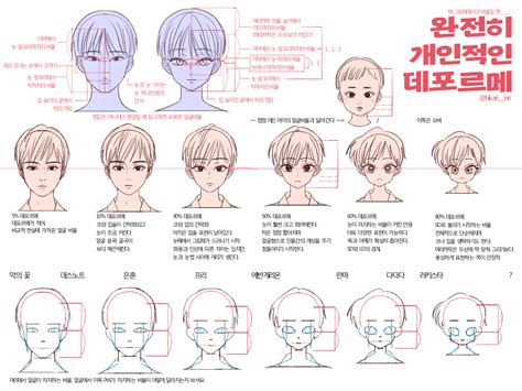 교태 드팩 On X 얼굴 드로잉 그리기 튜토리얼 얼굴