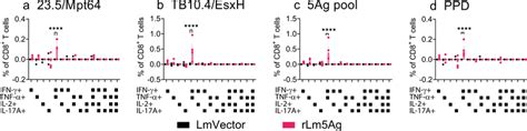 Frequency Of Polyfunctional Cytokine Expressing Cd8 T Cells In The