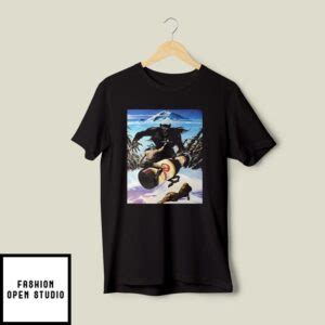 Rainier Beer Bigfoot Monster Werewolf T Shirt