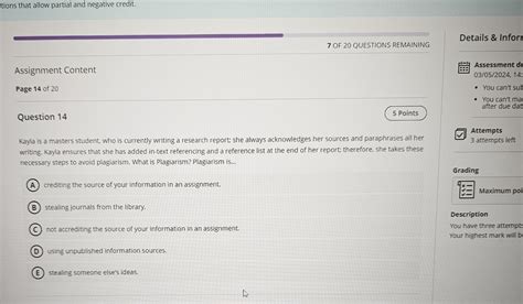 solved tions that allow partial and negative credit 7 ﻿of 20