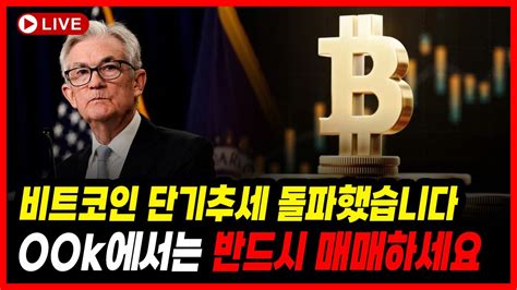 비트코인 매수기회는 이 구간에서 옵니다 Youtube