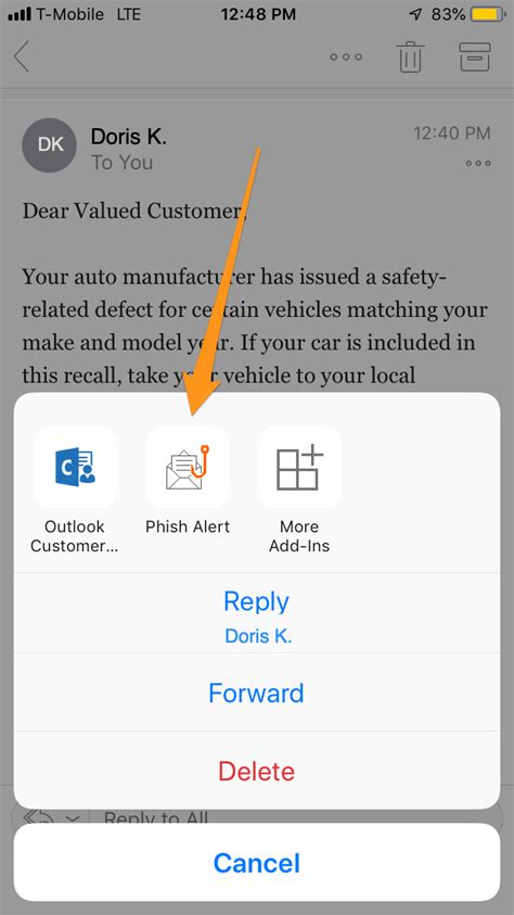 Phish Alert Button UCF Information Security