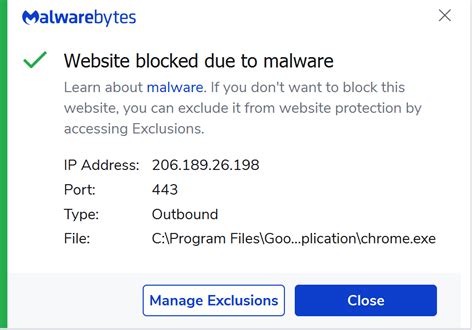 website blocked due to malware port 443 spyware resolved malware