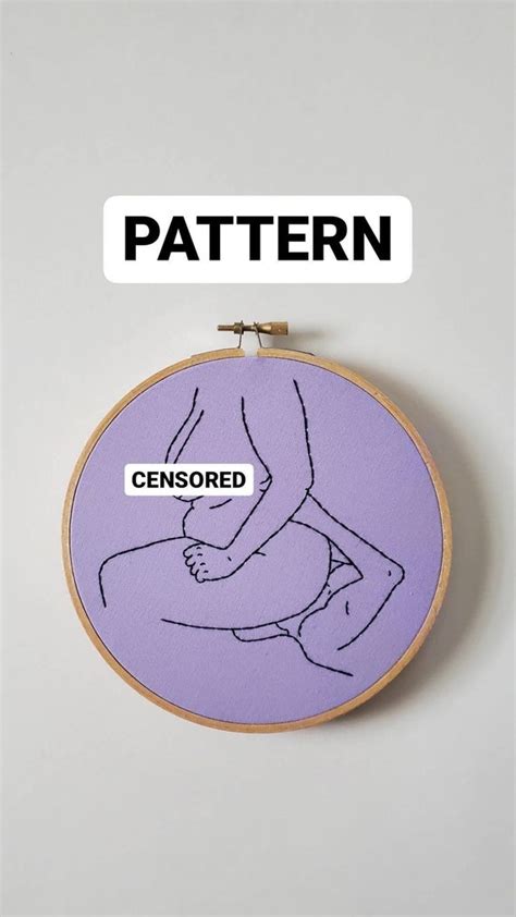 Mature Content Embroidery Pattern Erotic Art Gay Art Diy Etsy