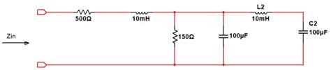 solved circuit has a radian frequency of 1 10 3 rad seca