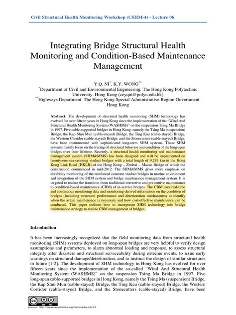 Integrating Bridge Structural Health Monitoring And Condition Based