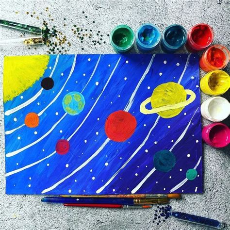 Рисунок на день космонавтики Em 2024