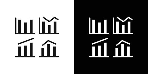 Graph Chart Icon Logo Set 49441456 Vector Art At Vecteezy