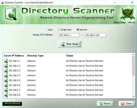 DirectoryScanner Download Free Windows 5 0 Softpedia
