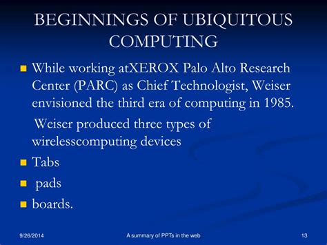 ppt introduction to pervasive and ubiquitous computing powerpoint