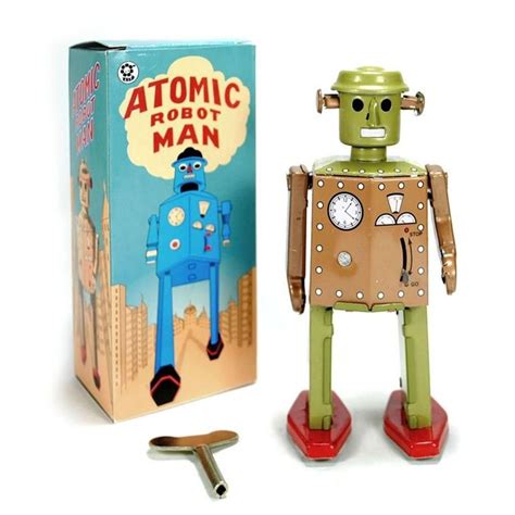 Retro Wind Up Toy Atomic Robot Man Free Image Download