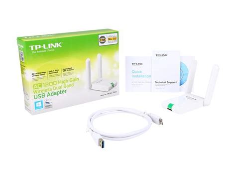 TP LINK Archer T UH AC High Gain Wireless Dual Band USB Adapter Support Windows With New