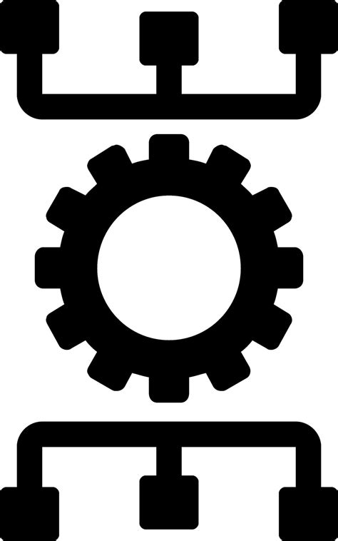 Workflow Planning Glyph Icon Vector Art At Vecteezy