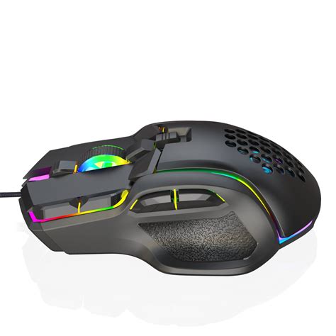 HXSJ S700 10 Keys Wired RGB Gaming Mouse Macro Programming Ergonomic ...