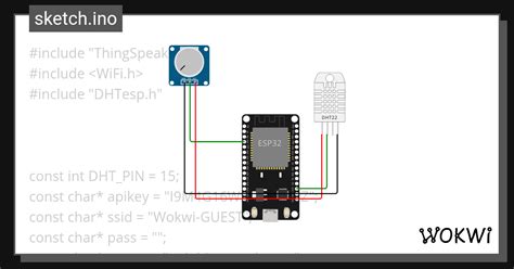 Temperatur Potensiometer Wokwi Esp32 Stm32 Arduino Simulator