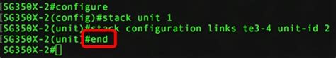 Configure Stack Settings On A Switch Through The CLI Cisco