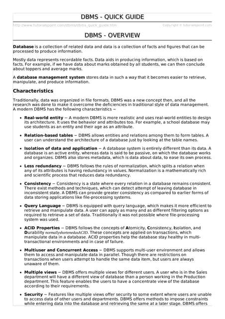 Database Management Systemdocx