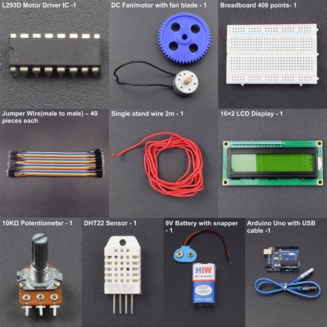 make a temperature controlled fan using dht22 and 16 2 rees52