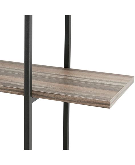 Danya B Antigua Crossed Double Rectangle Shelf Unit Macys