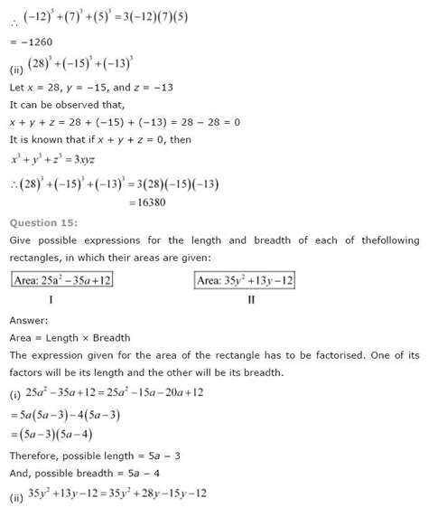 Ncert Solutions For Class 9 Maths Ch 2 Polynomials