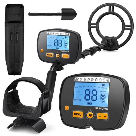 Wildaven In Waterproof Metal Detector For Adults With LCD Display Advanced DSP Chip Coil