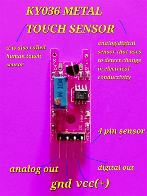 Metal Touch Sesor Module Metal Touchsensor Arduinoshortsyoutube Shortselectronics Youtube