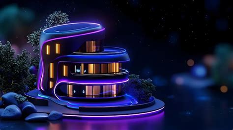 Iot Powered Energy Efficiency In Smart Building Design And Construction Premium Ai Generated Image