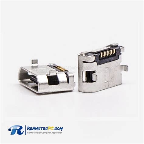 Usb Micro Female Pinout Dip Type B Smt Pin For Phone Renhotecpc Com
