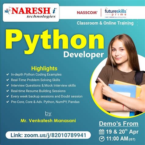 Python ️enroll Nowbitly3vtqchy 👉attend Free Demo On Python