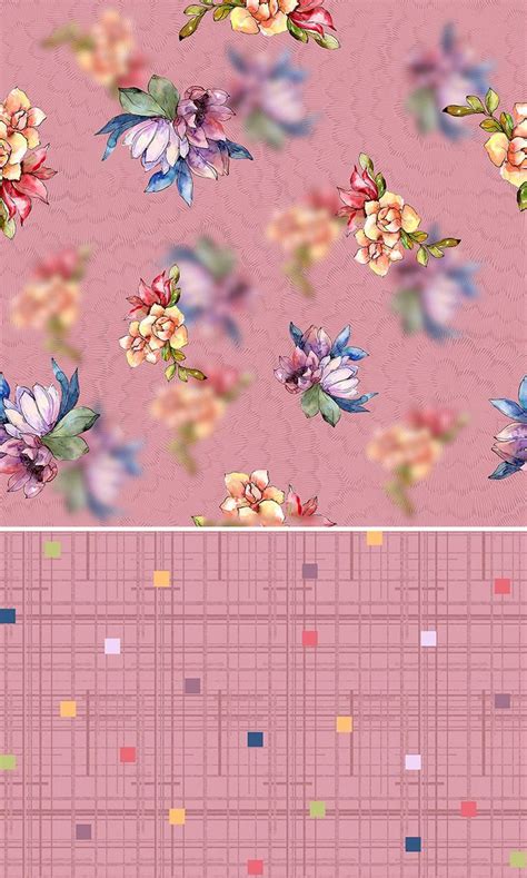 mix and match collection with ditsy floral pattern