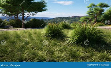 Realistic Grass And Plant Addon For Shaders Unreal Engine Style Stock Illustration
