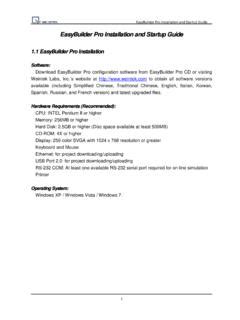 EasyBuilder Pro Installation And Startup Guide Easybuilder Pro Installation And Startup Guide