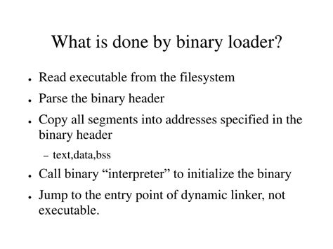 Ppt Binary Loader Powerpoint Presentation Free Download Id5625664