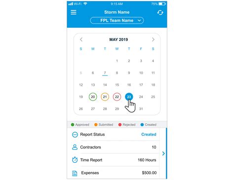 Time Report Mobile App Animation Studios