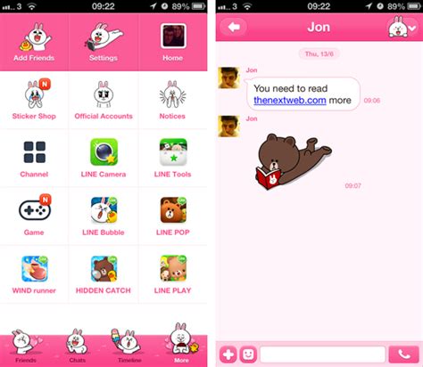 LINE For IOS Now Supports German Italian And Portuguese
