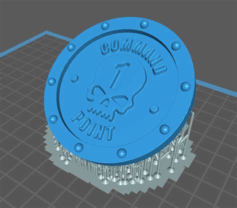 Stl File Command Point Tokens Markers・3d Printing Model To Download・cults