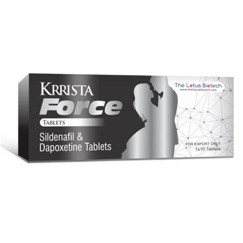 Krrista Force Tablet At ₹ 350stripe Erectile Dysfunction Medicine In Yerkheda Id 2854243996791