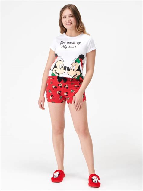 Piżama świąteczna Disney Kolor biały - SINSAY - 2690G-00X