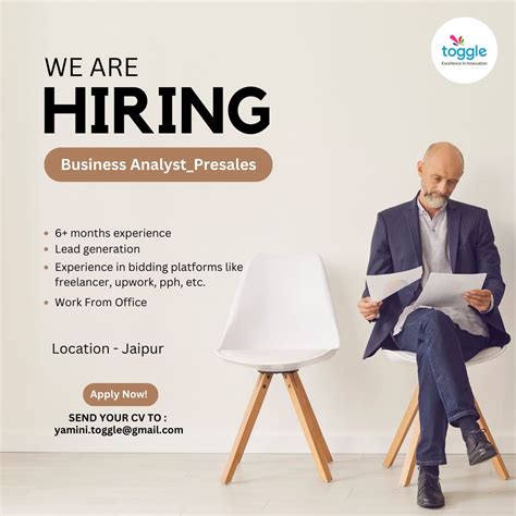 Yamini Bhardwaj On Linkedin Toggletechnology Hiringimmediately Businessanalystpresales