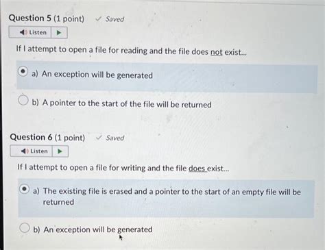 Solved If I Attempt To Open A File For Reading And The File