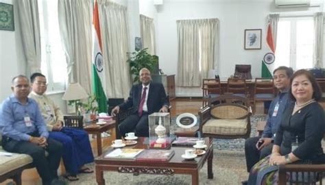 Paid A Courtesy Call On The H E Indian Ambassador We Had A Very Good Conversation With H E Mr